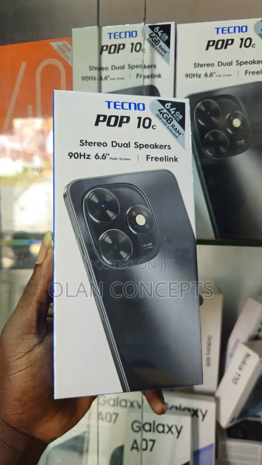 New Tecno Pop 10C 64 GB Black in Ikeja - Mobile Phones, Olan Concepts ...