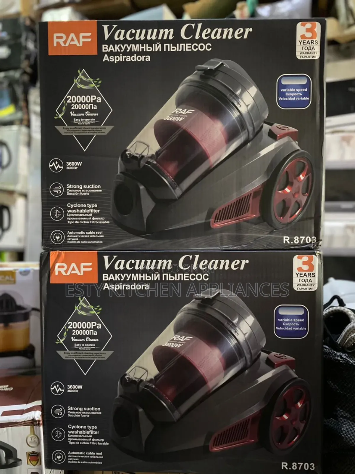 Raf 2000w Bagless Vacuum Cleaner in Ojo - Home Appliances, Esty Kitchen Appliances | Jiji.ng