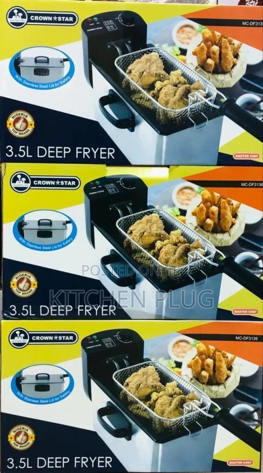 *Crownstar 3.5l Deep Fryer in Lagos Island (Eko) - Kitchen Appliances ...
