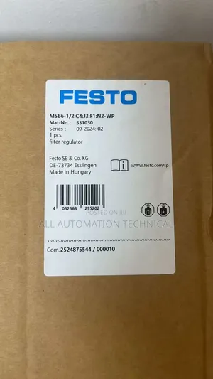 Festo Air Service Unit Combination | Msb6-1/2:c4:j3:f1:n2-Wp | 531030 ...