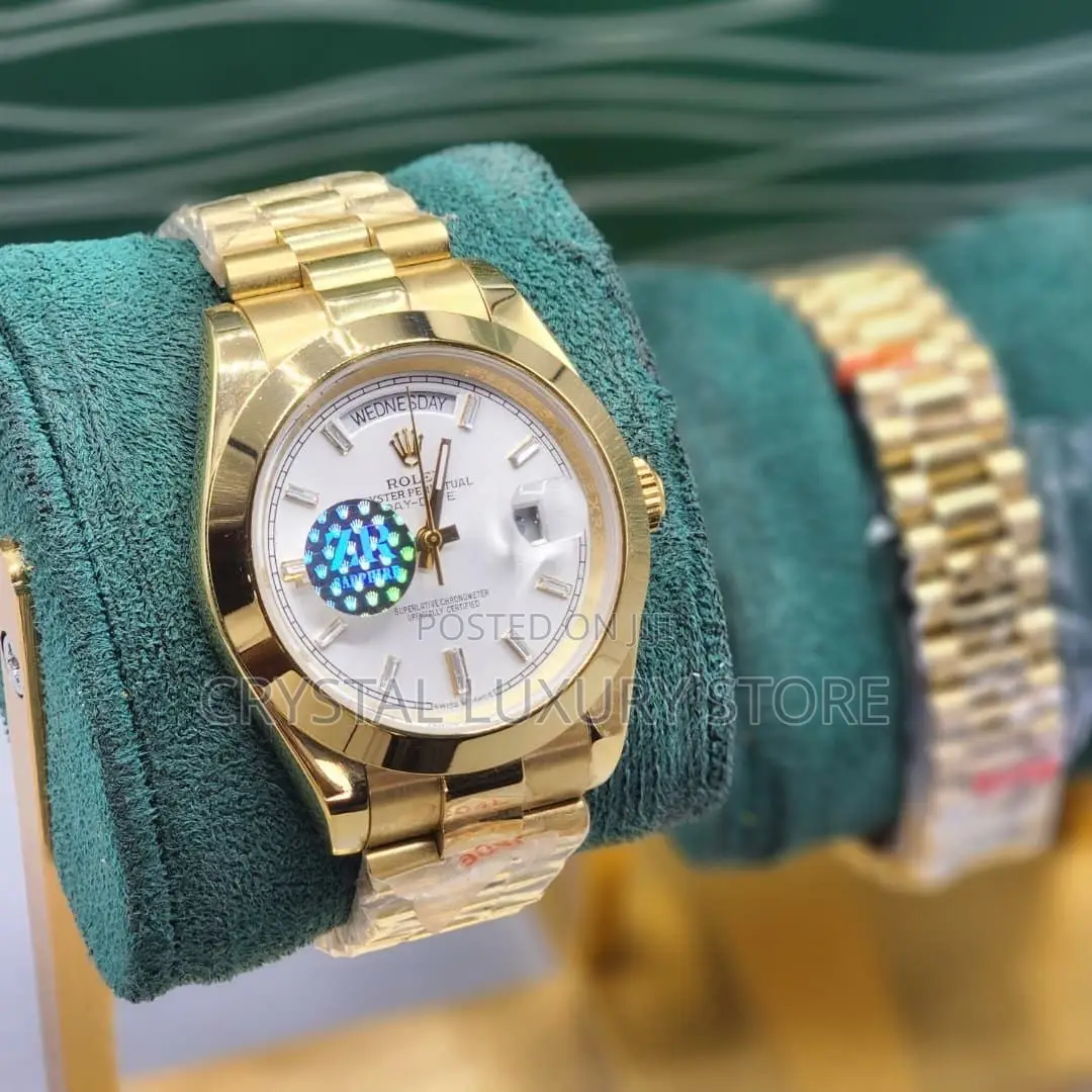 Rolex Quality Luxury Men Chain Strap Water Resistant Wristwatch in Lagos Island (Eko) - Watches ...