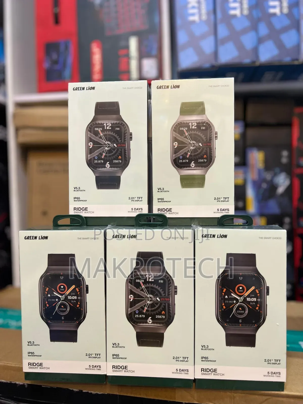 Green Lion Ridge Smart Watch in Ikeja - Smart Watches, Makro Tech | Jiji.ng