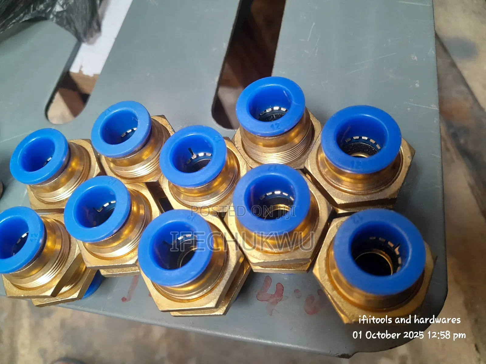 12mm Panel Mounting Bulk Head Fittings in Ojo - Manufacturing Equipment ...