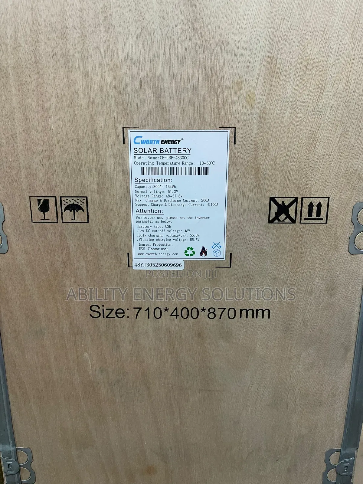 15kwh Cworth Lithium Ion Battery in Ojo - Solar Energy, Ability Energy ...