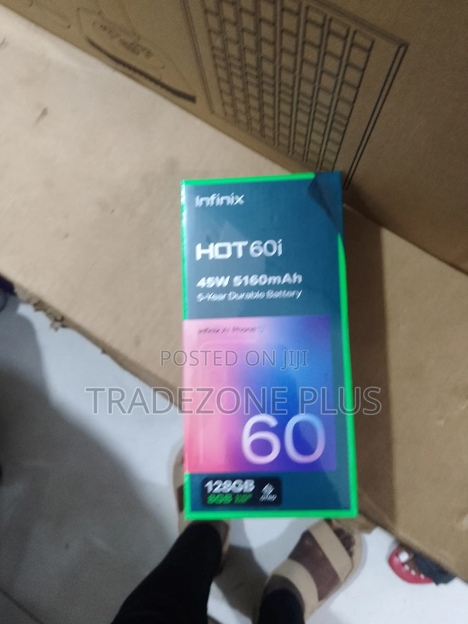 New Infinix Hot 60i 128 GB Gold in Ojo - Mobile Phones, Tradezone Plus | Jiji.ng