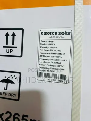 3.5kva 48v Choice Inverter in Oshodi - Electrical Equipment, Chidex Solar | Jiji.ng