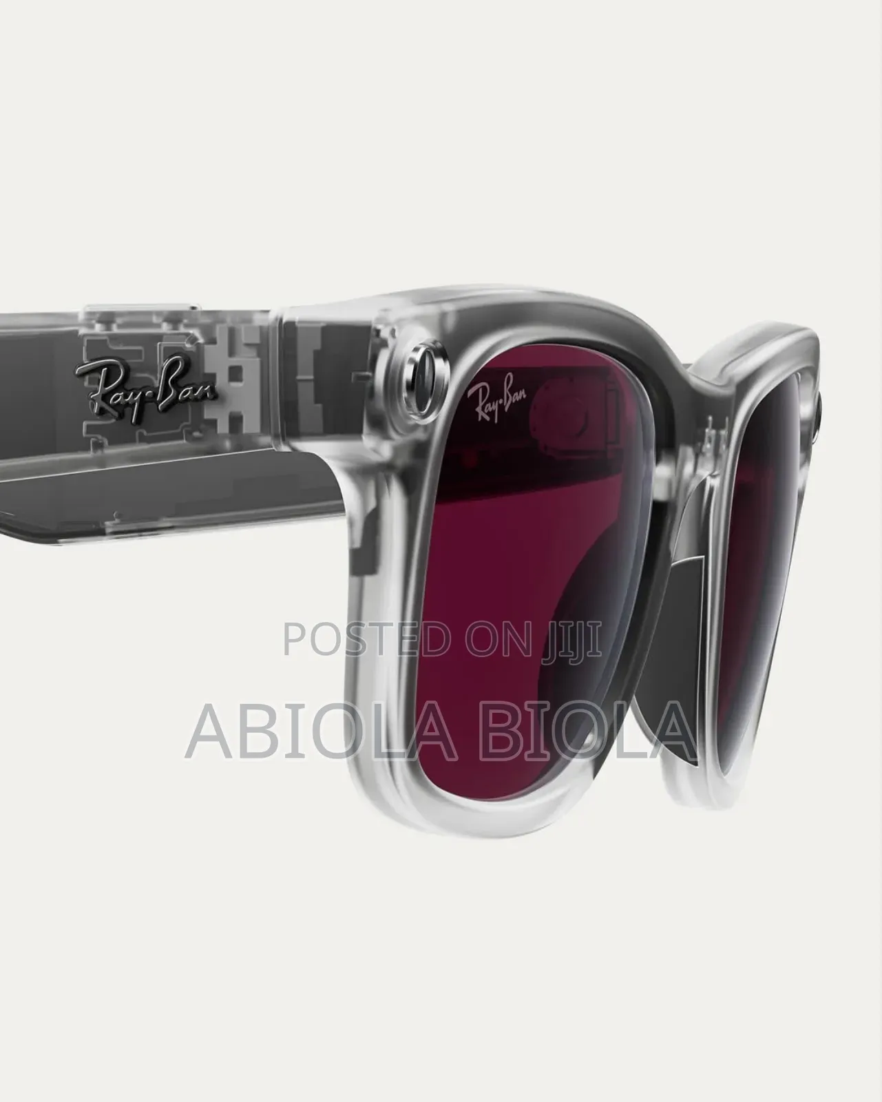 Ray-Ban | Meta Wayfarer Limited Edition Lenses: Clear/Ruby Transitions ...