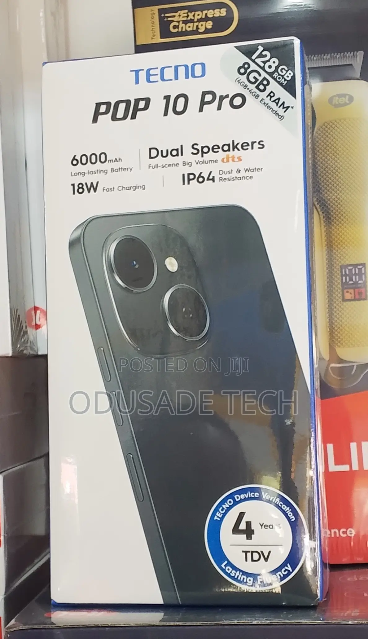 New Tecno Pop 10 Pro 128 GB Gray in Abule Egba - Mobile Phones, Odusade ...