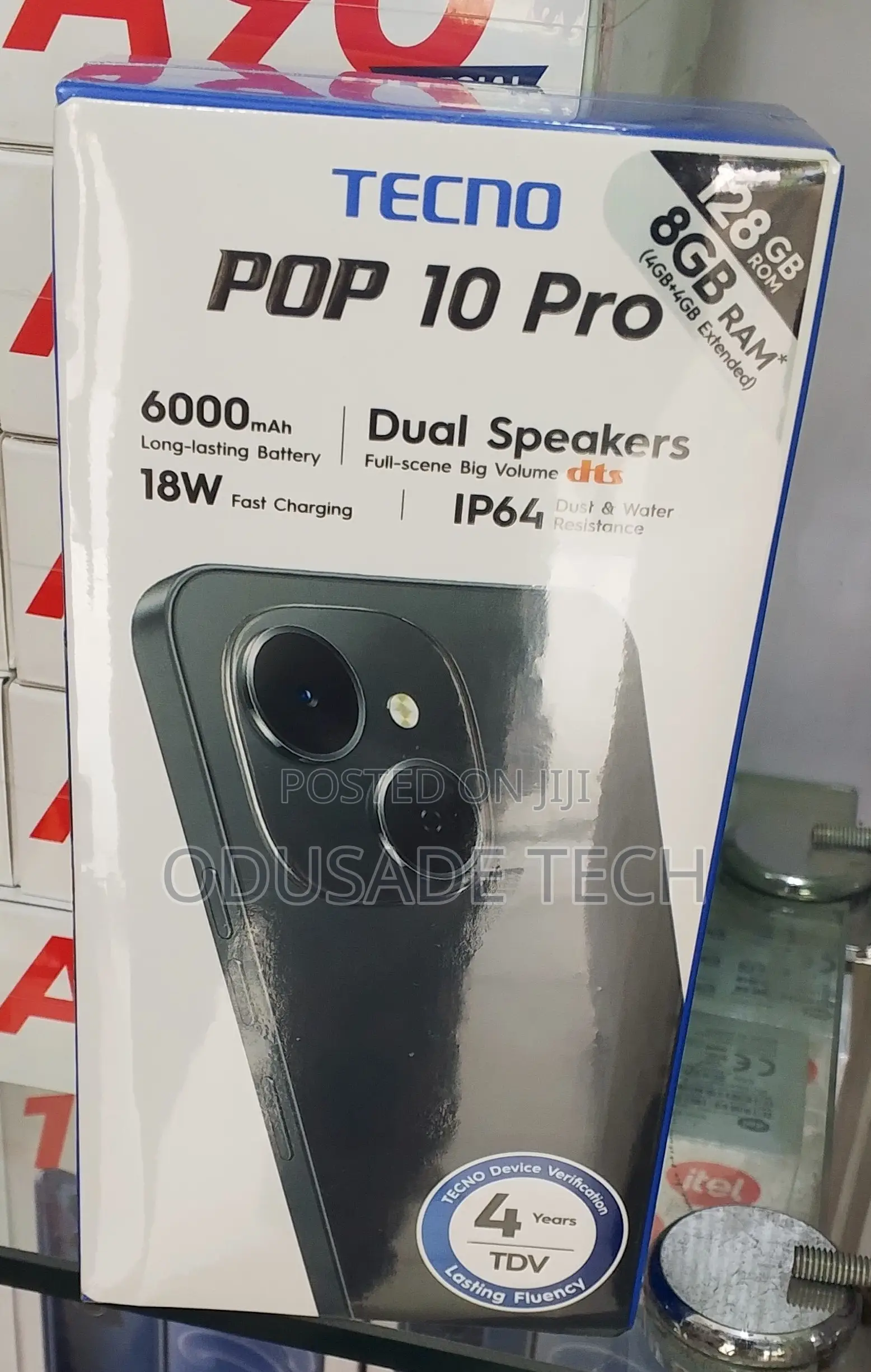 New Tecno Pop 10 Pro 128 GB Black in Eko Atlantic - Mobile Phones ...