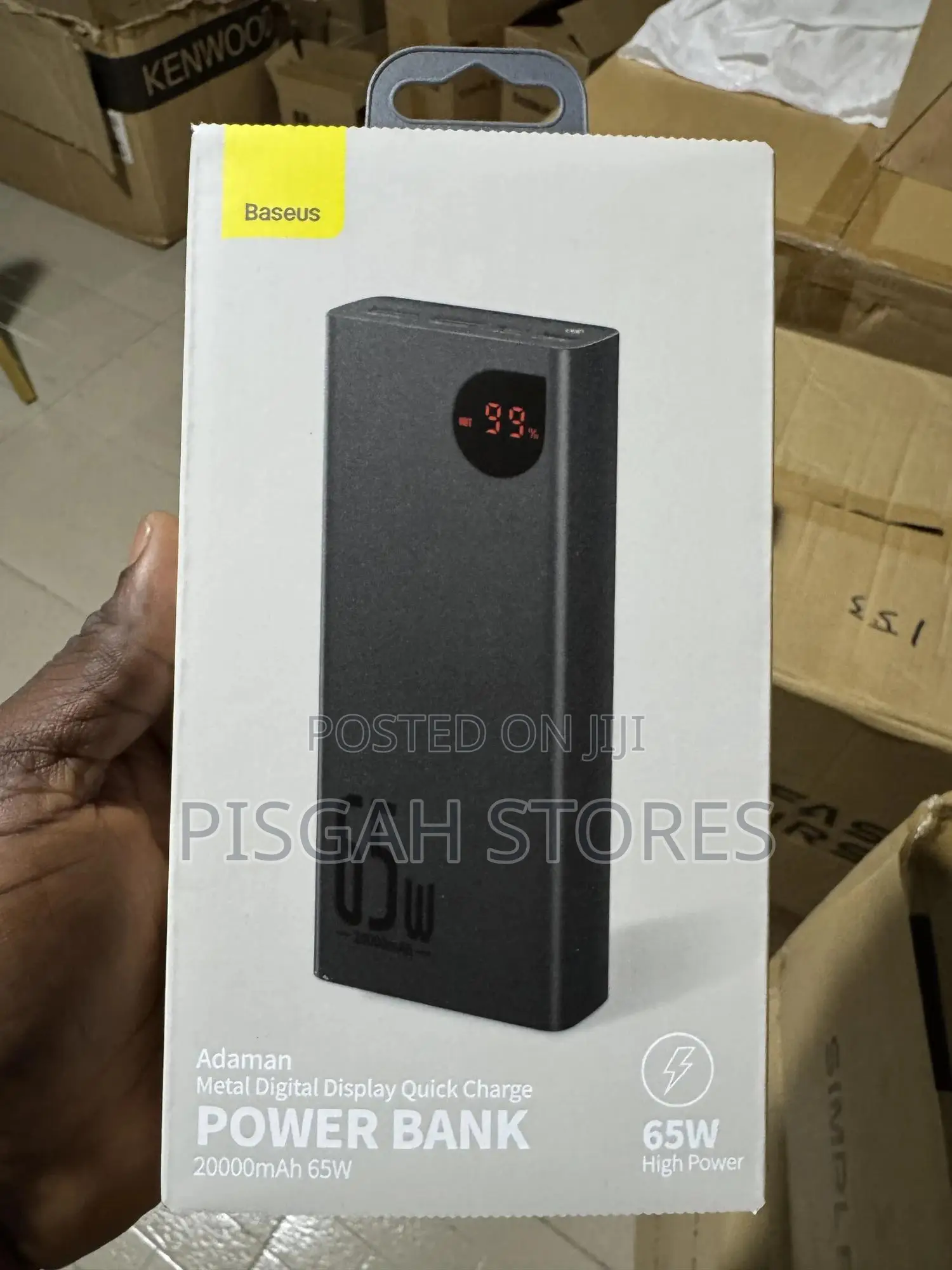 Baseus Adaman Metal Digital Display Power Bank 20000mah 65w in Ikeja ...