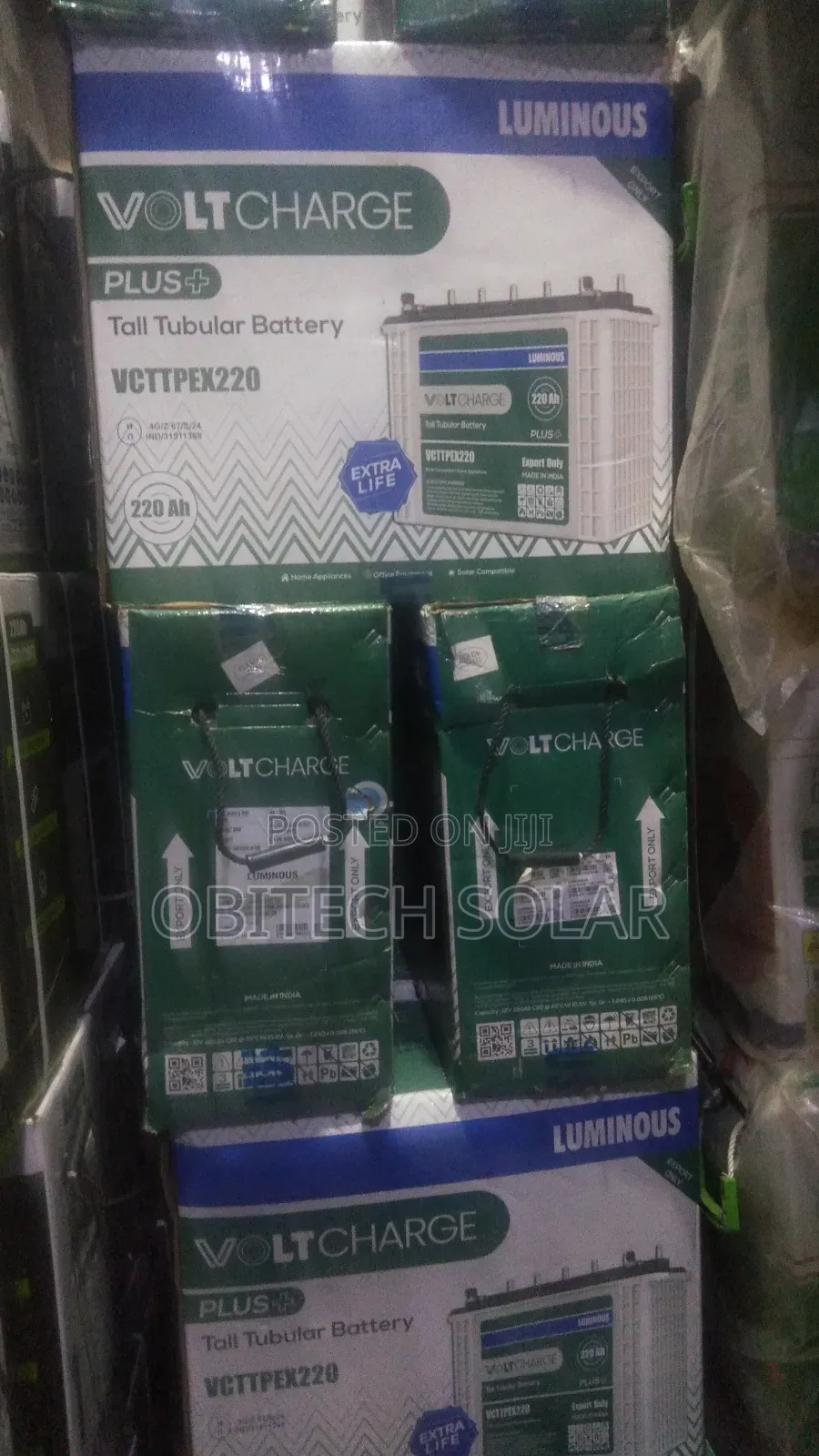 220ah 12v Luminous Tubular Battery in Port-Harcourt - Electrical ...
