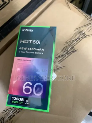 New Infinix Hot 60i 128 GB Silver in Apapa - Mobile Phones, Generators ...