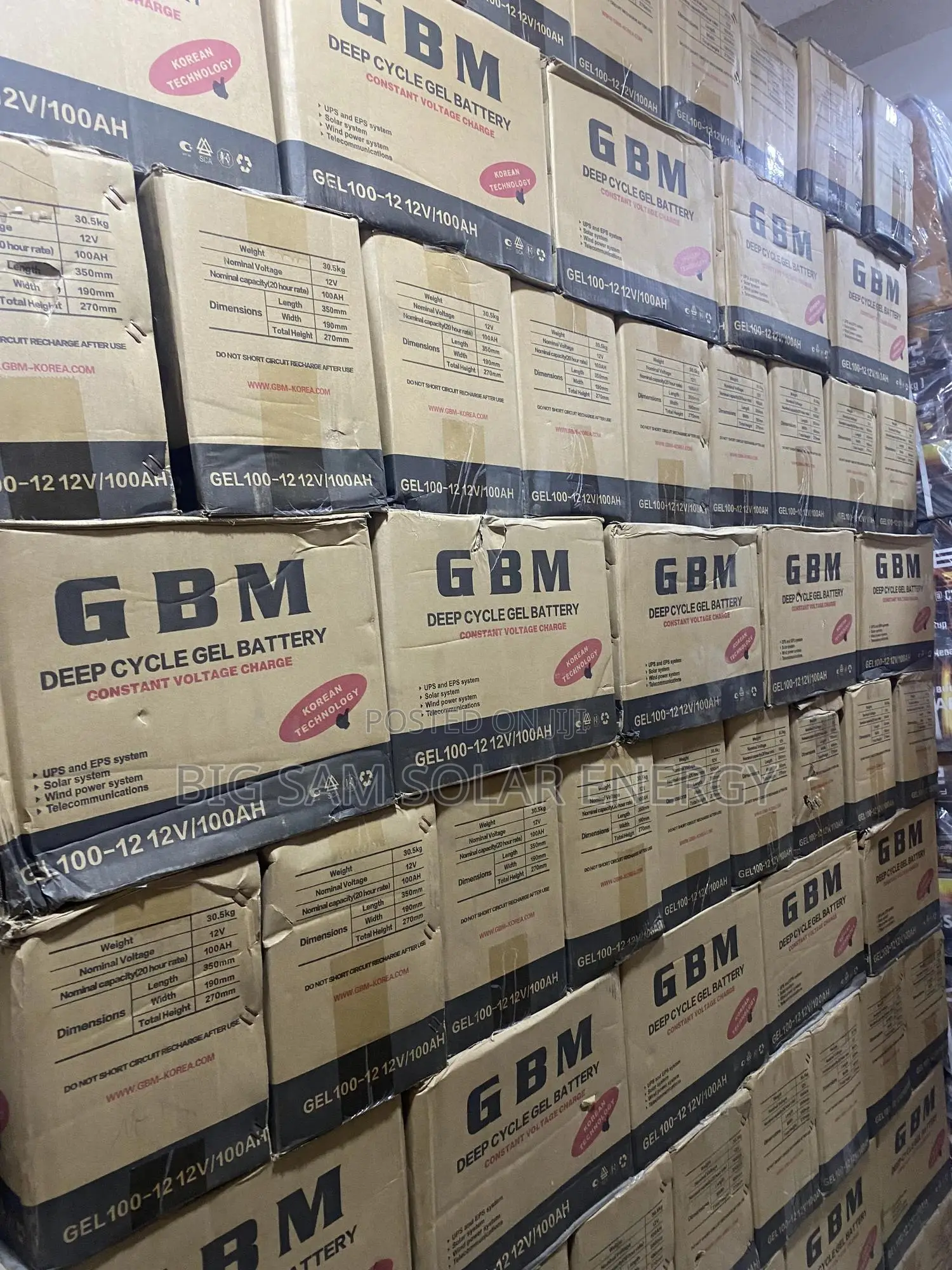 GBM Dry Cell Batteries 200ah 12v in Alimosho - Electrical Equipment ...