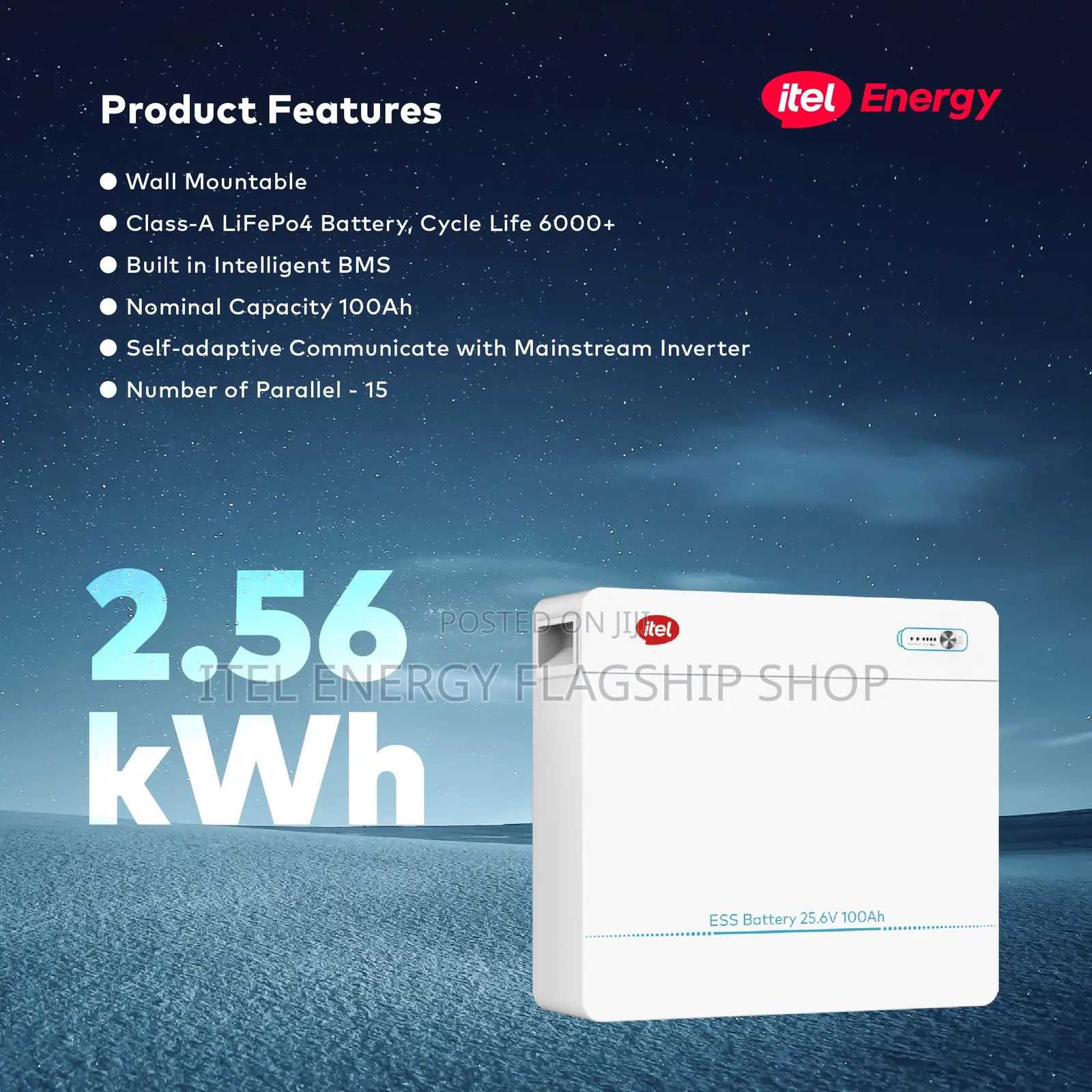 Itel Energy 2.56kwh Lithium Battery in Isolo - Electrical Equipment ...