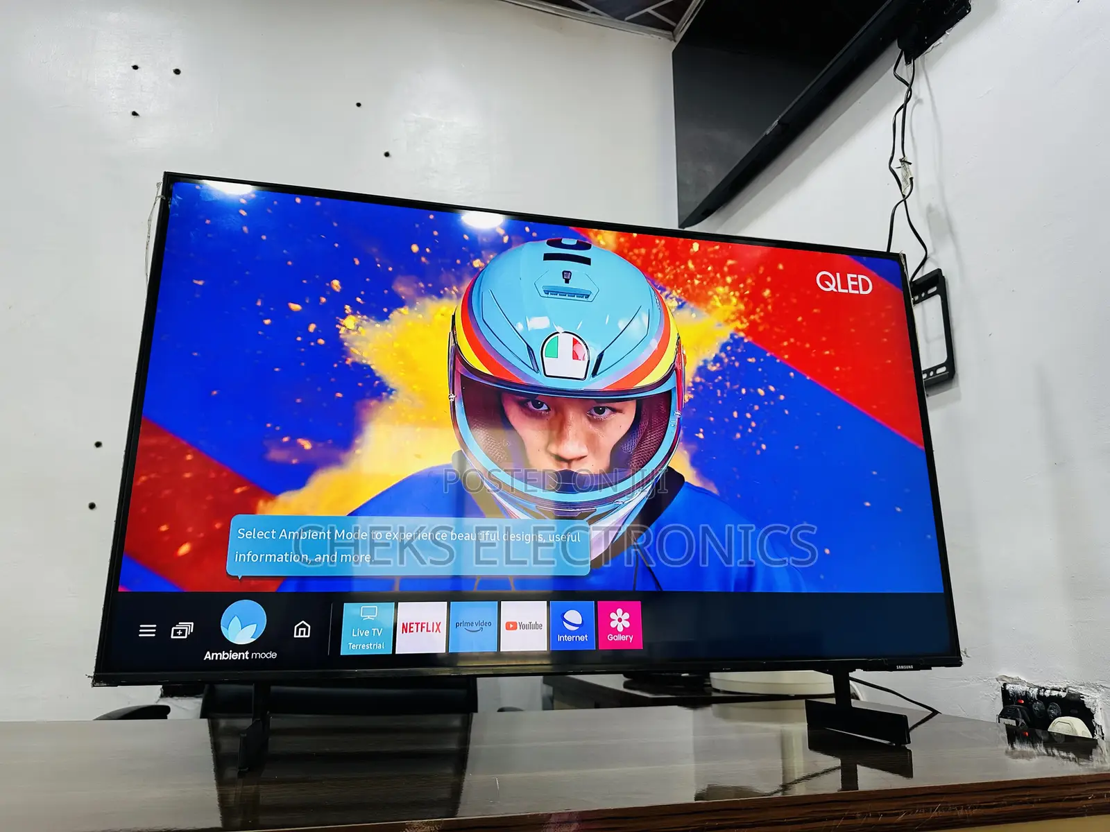 Samsung 43” Qled Q60a Airslim Tv in Ojo - TV & DVD Equipment, Cheks Electronics | Jiji.ng