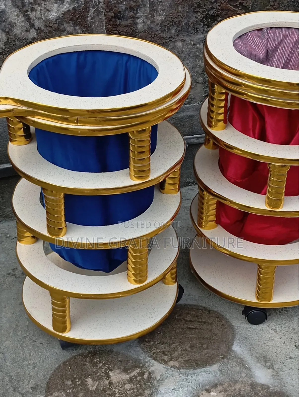 Red and Blue Colour Offering Basket in Ajah - Furniture, Ebere Nwafor ...