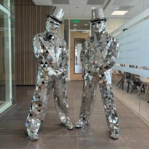Silver Mirror Man Suit in Ojo - Stage & Event Equipment, Royale Stage ...