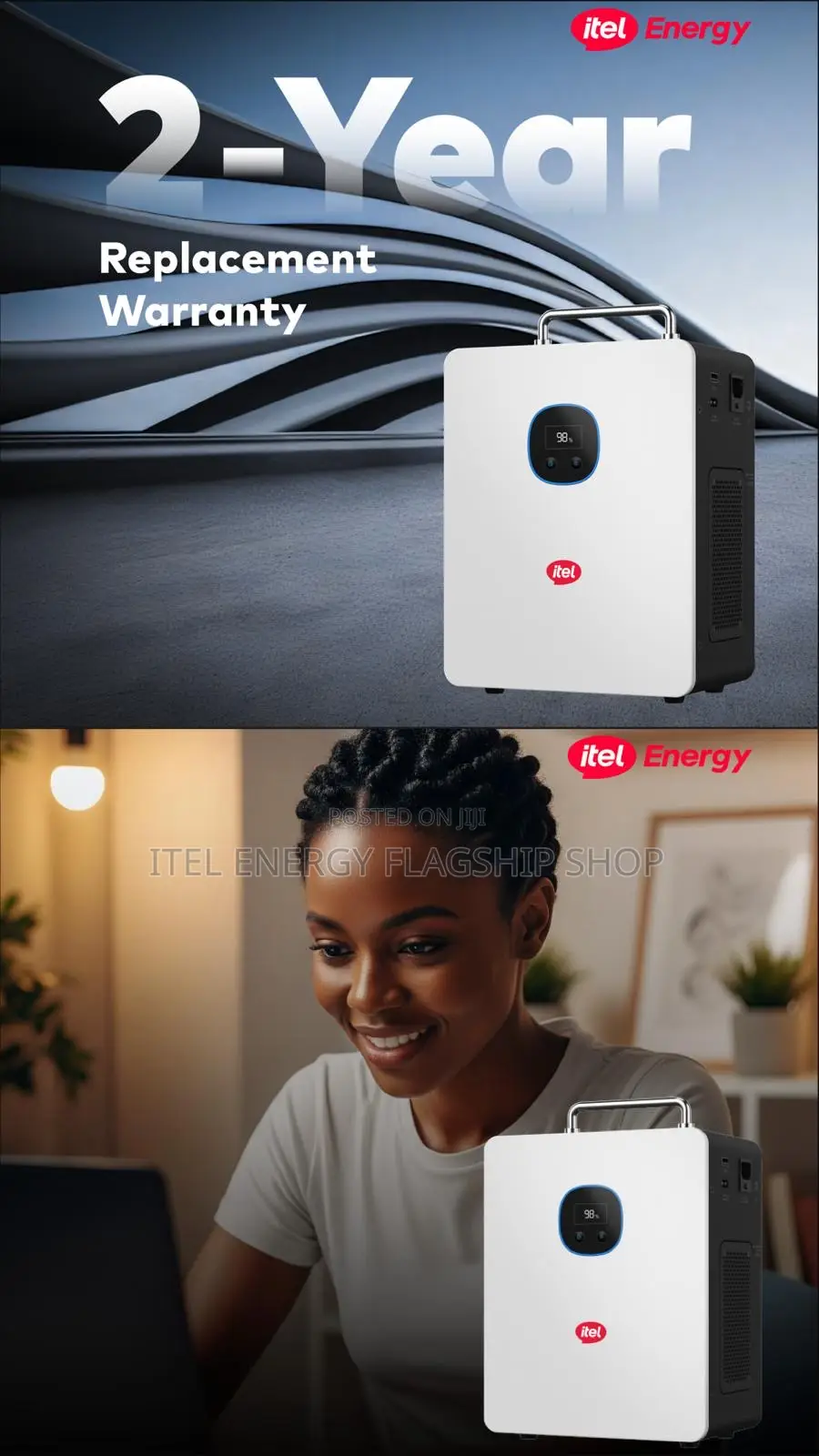 Itel Energy 500w Inverter Power Tank + 1kwh All-in-one Power System in ...