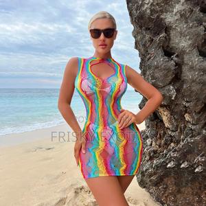 Rainbow Beach Short Dress in Ikeja - Clothing, Frisky Exotics | Jiji.ng