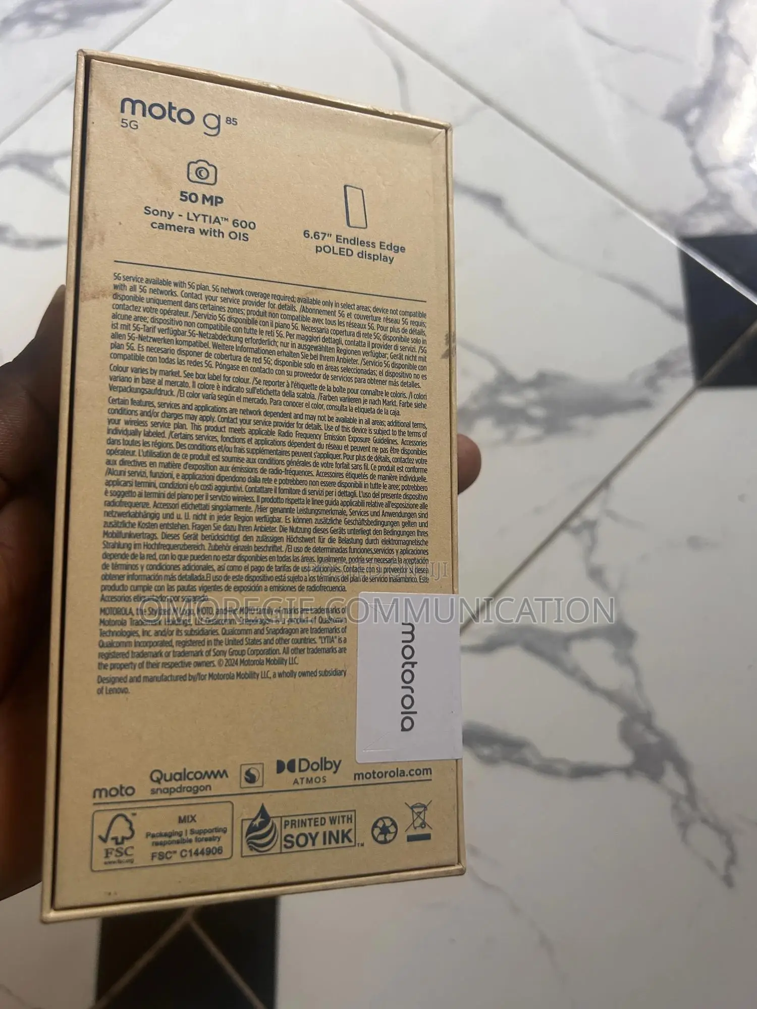 New Motorola Moto G85 256 GB Blue - Omoregie communication Price: ₦ ...