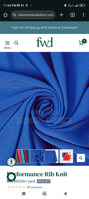 Knit Fabrics in Aba South - Clothing, Zubbies Fabrics | Jiji.ng