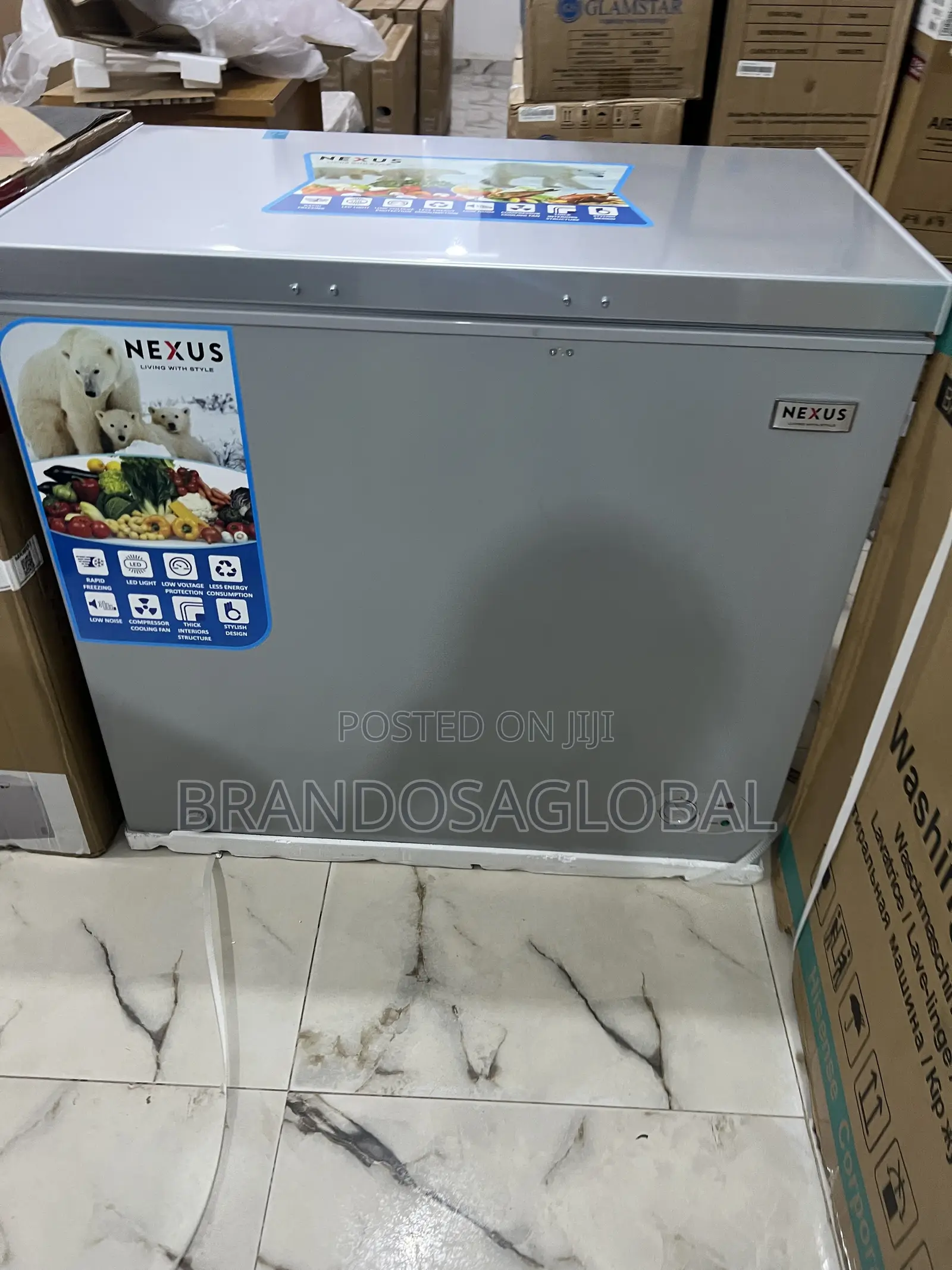 Nexus 210l Chest Freezer Nx-265g –Anti-Rust Body + Powerful Compressor ...