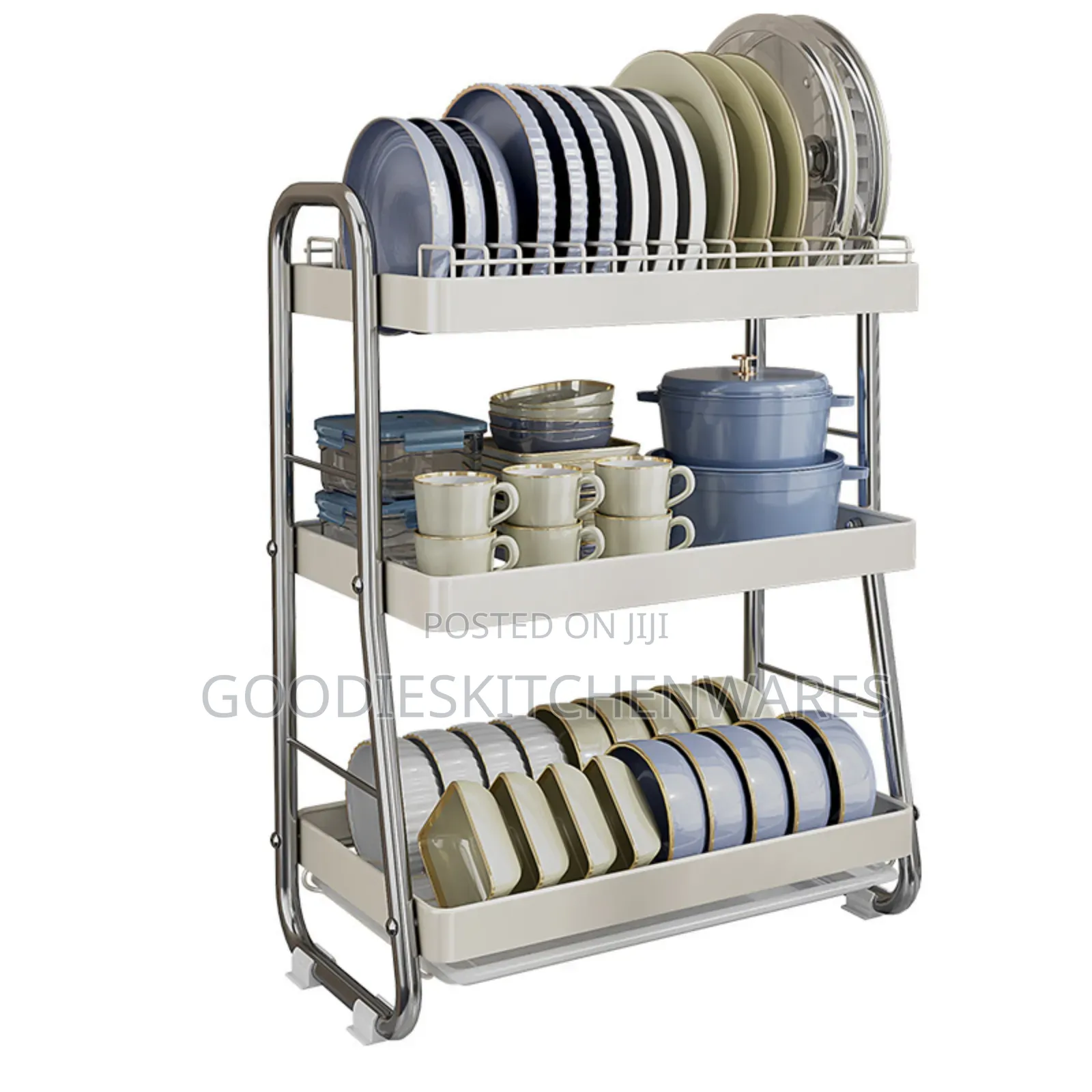3 Layer Dish Rack / Plate Rack Quality Stainless Steel in Lagos Island ...