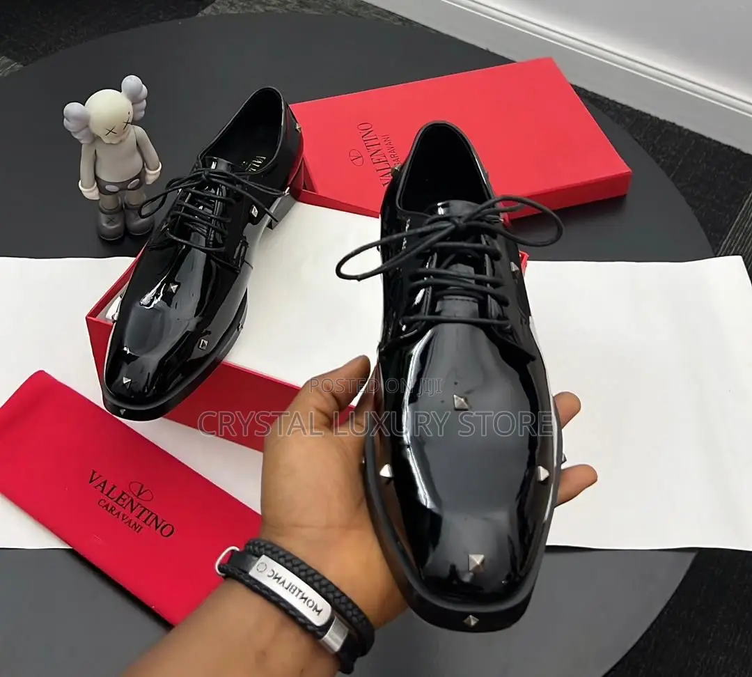 Valentino Garavani Quality Luxury Men Cooperate Shoe in Lagos Island ...