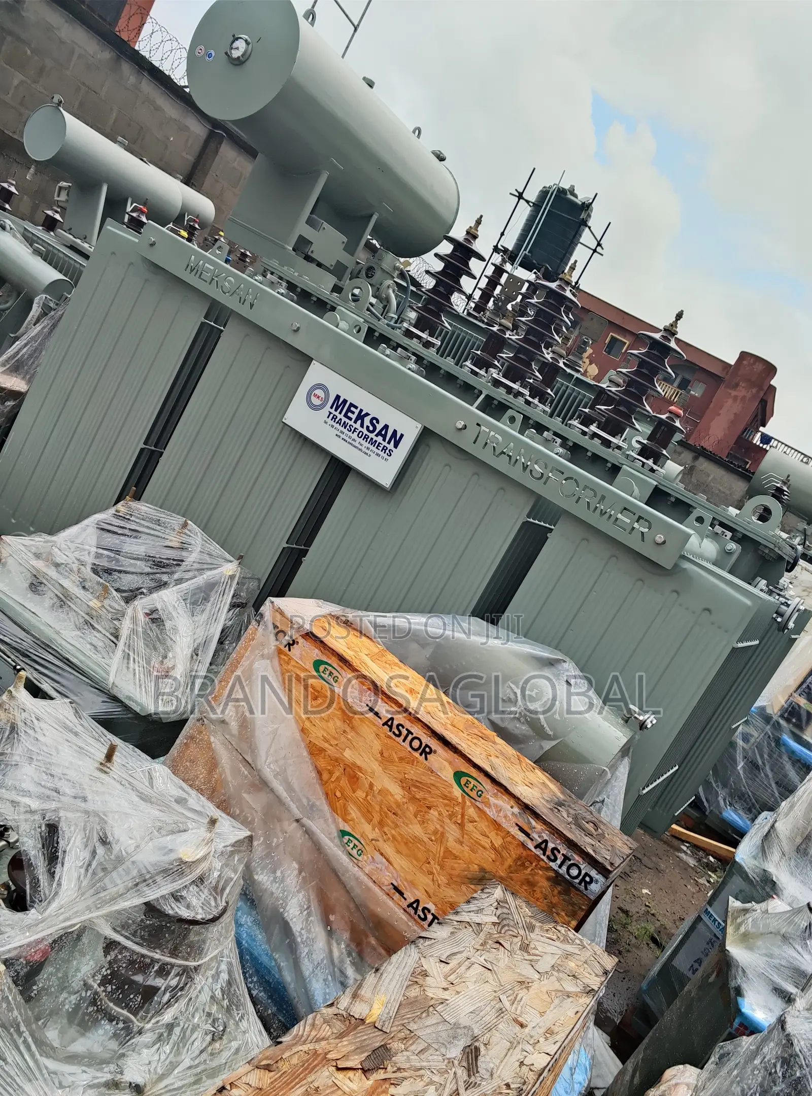 Meksan Dyn11 5000kva Transformer – High Voltage 33kv/415v Unit in Apapa ...