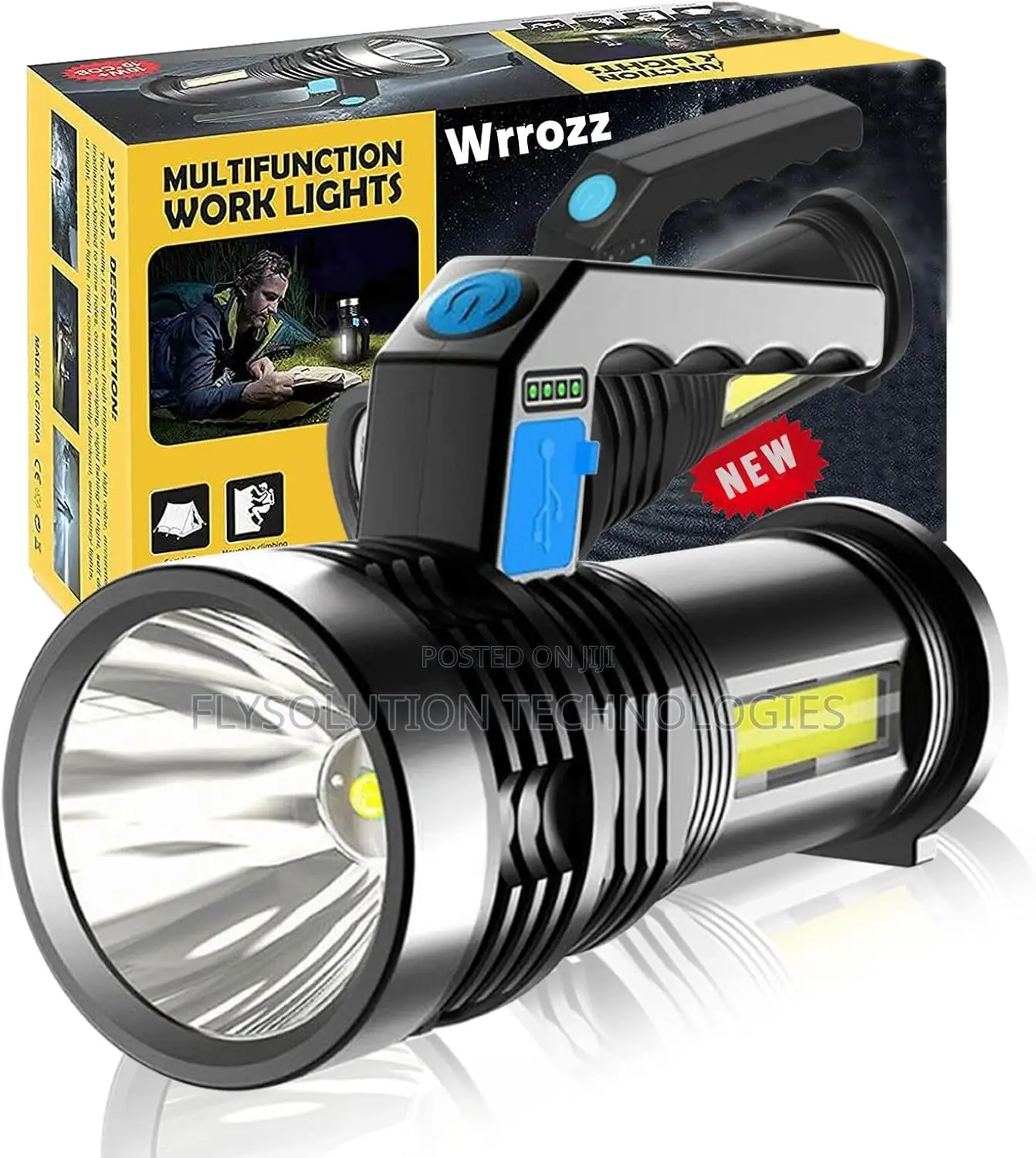 10000 Lumens Led Flashlight High Lumens Usb Rechargeable Flashlight in ...