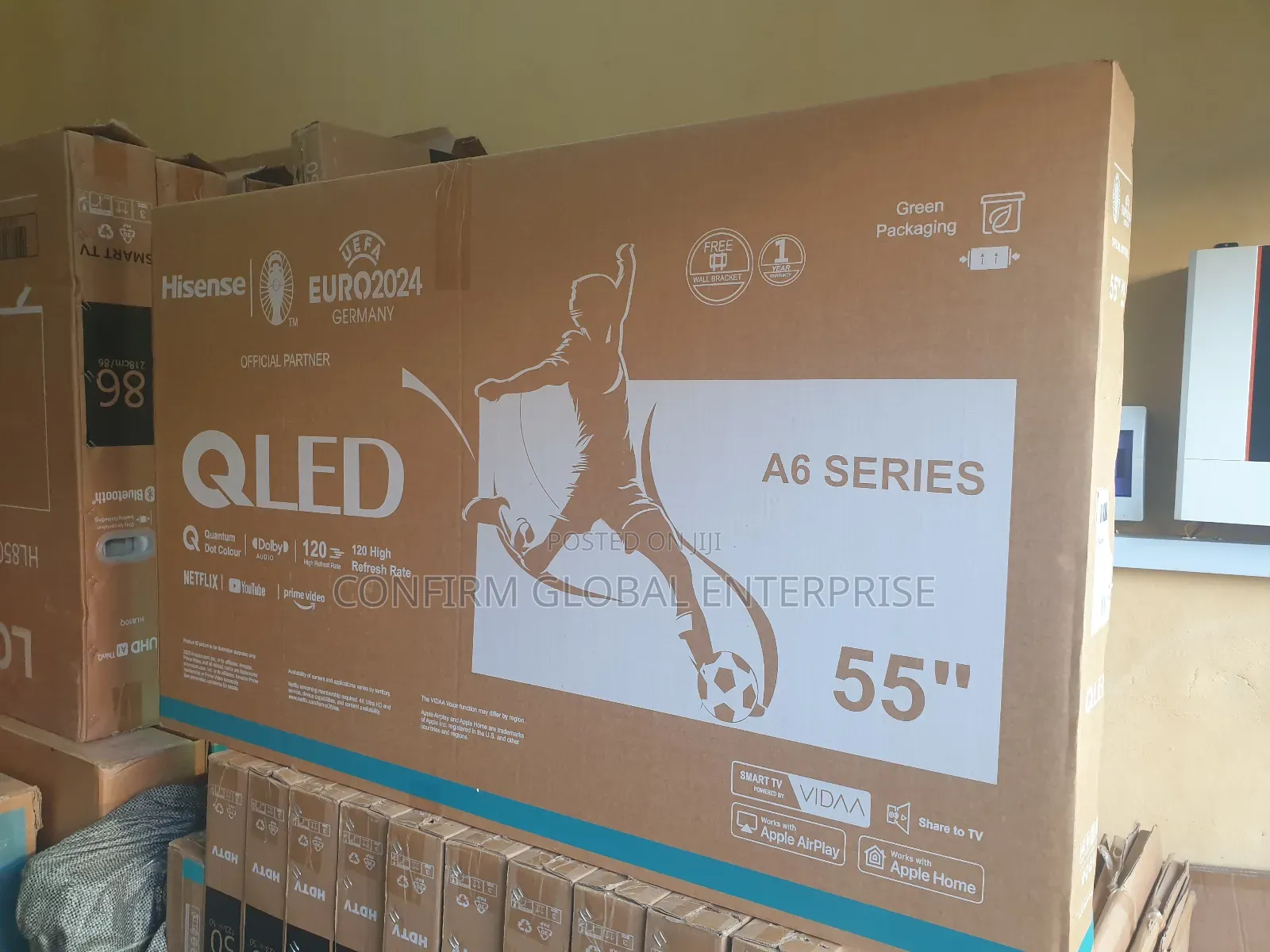 55" Inches Qled Smart Tv Hisense A6 Series in Akure - TV & DVD ...