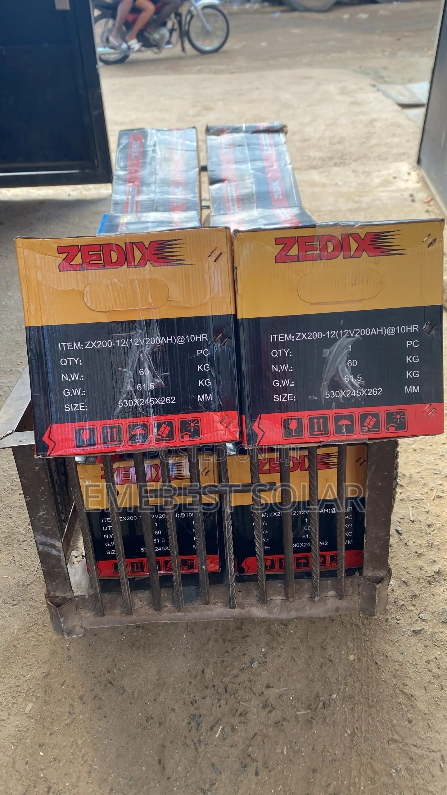 200amps Zedix Dry Cell Solar Battery in Sapele - Electrical Equipment ...