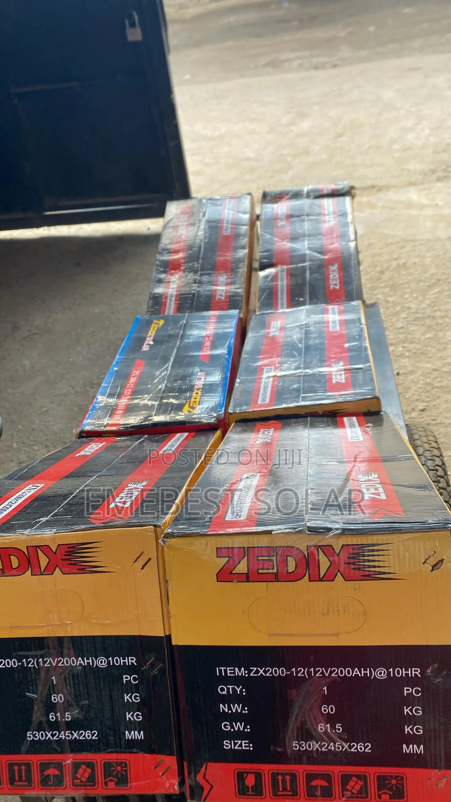 200amps Zedix Dry Cell Solar Battery in Sapele - Electrical Equipment ...