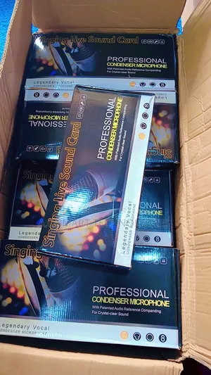 Bm800 Professional Condenser Microphone With V8 Sound in Ikeja - Audio ...