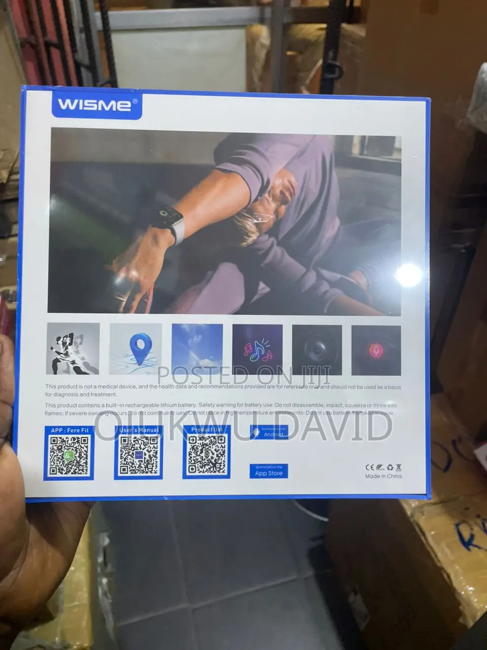 Wisme Smartwatch in Ikeja - Smart Watches, Ojukwu David | Jiji.ng