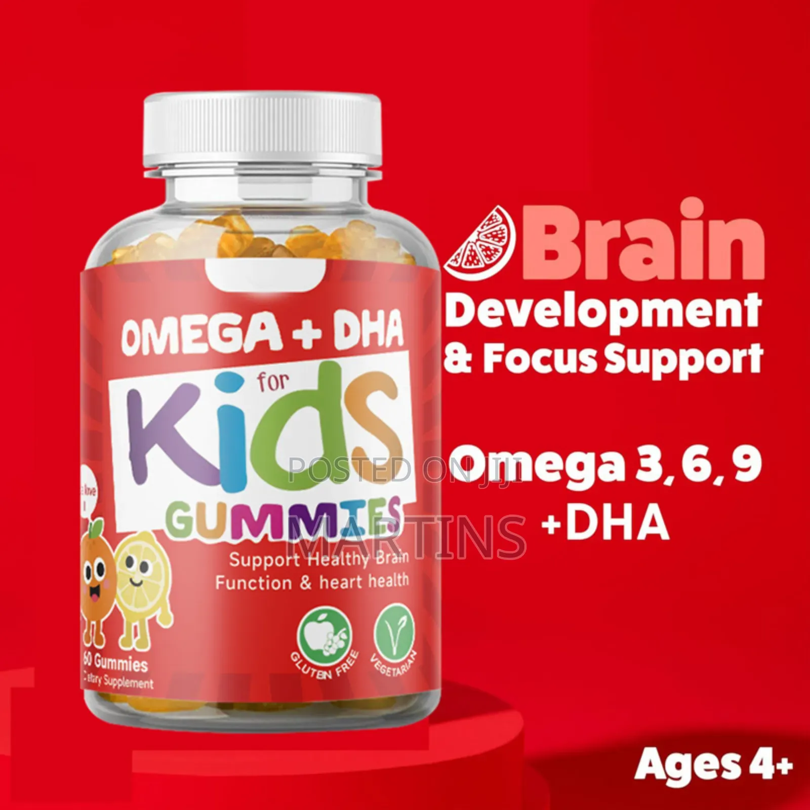 Omega + Dha Gummies for Kids in Karu - Vitamins & Supplements, Martins Sunday | Jiji.ng