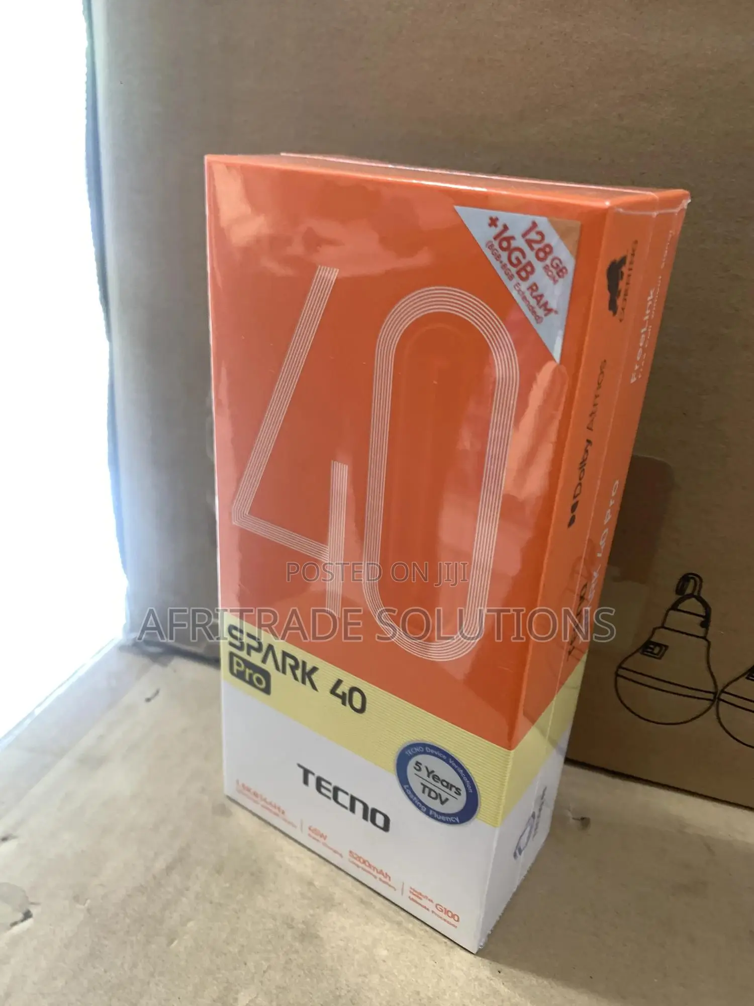 New Tecno Spark 40 Pro 128 GB Orange in Ojo - Mobile Phones, Afritrade ...