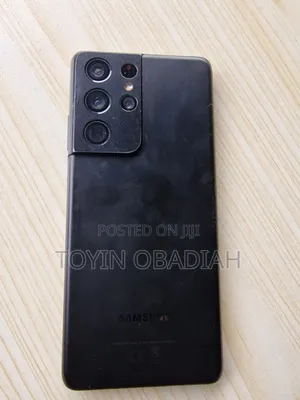 Samsung Galaxy S21 Ultra 5G 128 GB Black in Ikeja - Mobile Phones, Toyin Obadiah | Jiji.ng