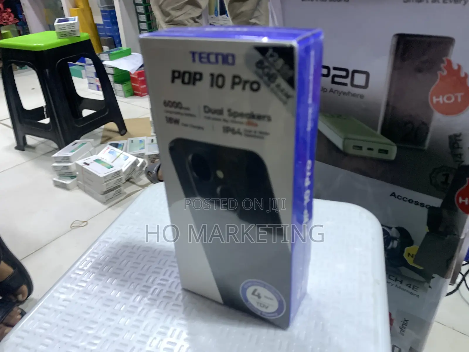 New Tecno Pop 10 Pro 128 GB Black in Ojo - Mobile Phones, Ho Marketing ...