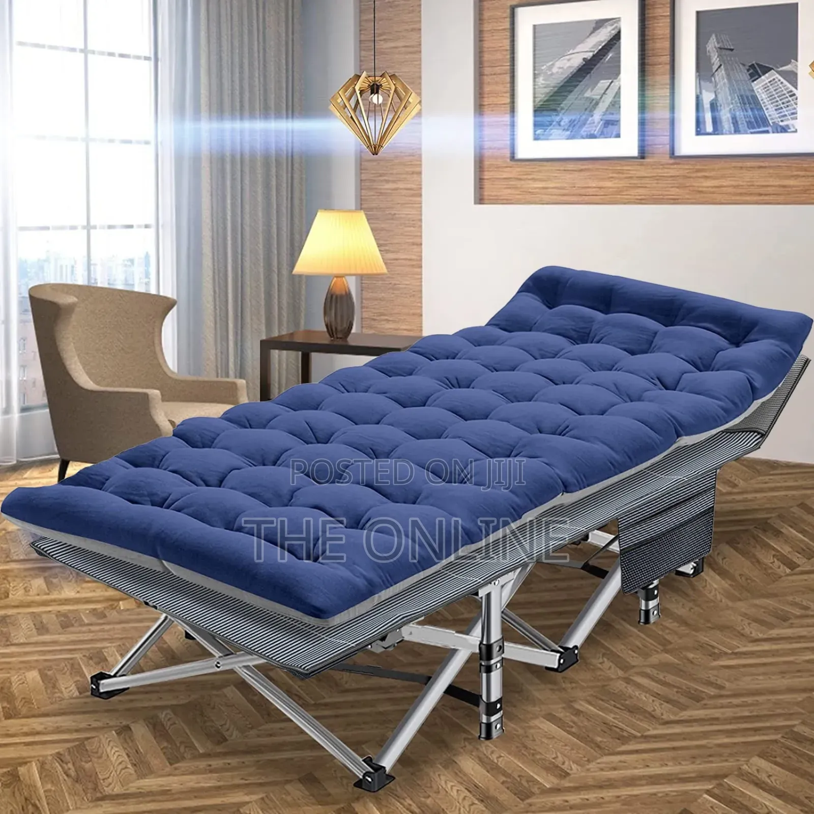 Portable Padded Bed for Guests, Sleep, Office, Camp, Travelling Etc in ...