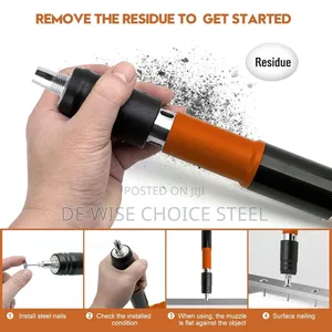 Double Muffler Powder-actuated Nail Gun – Heavy-duty Fastening Tool in ...