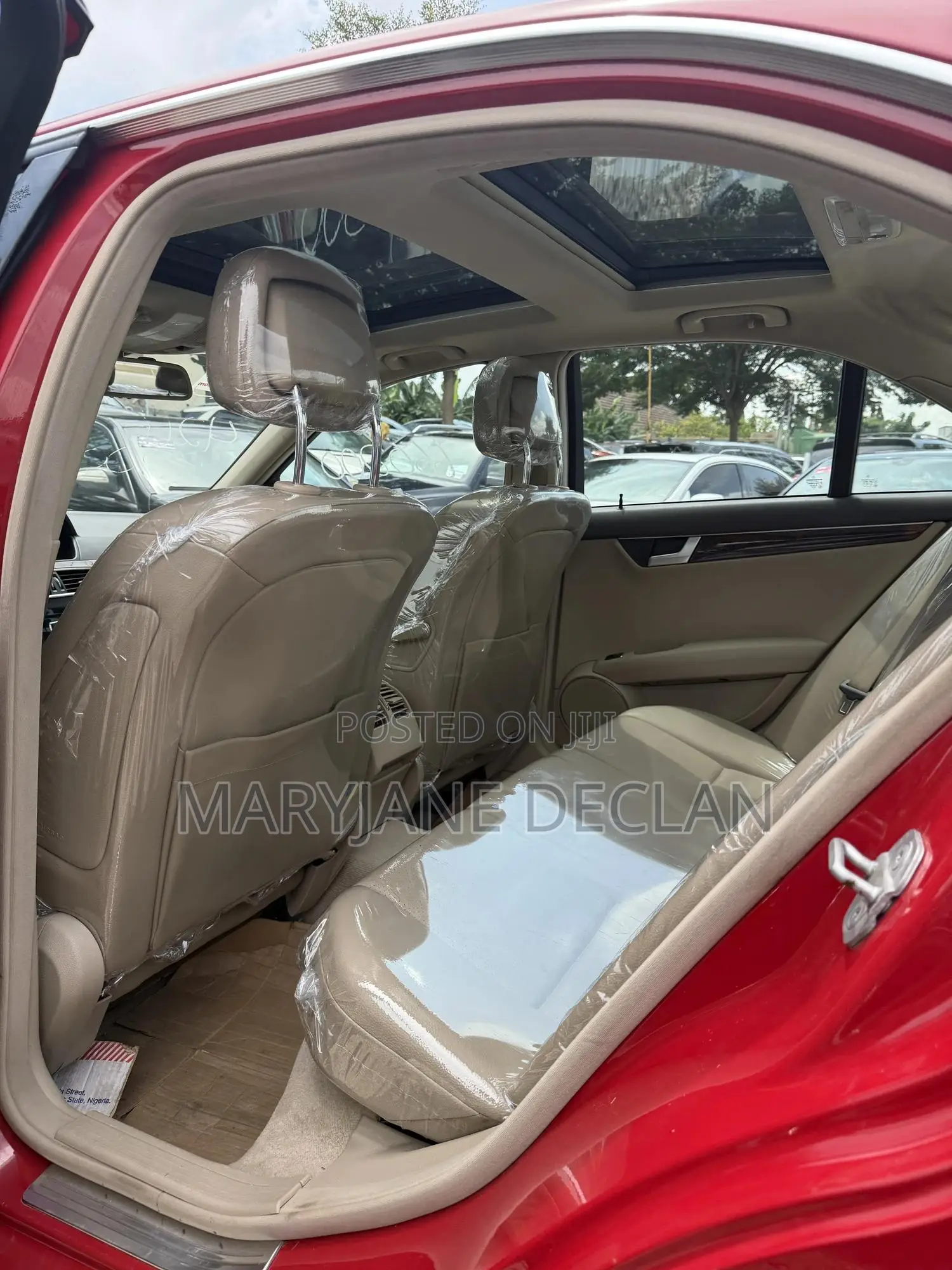 Mercedes-Benz C300 Luxury 4Matic Sedan AWD (3.0L 6cyl 7A) 2012 Red in ...