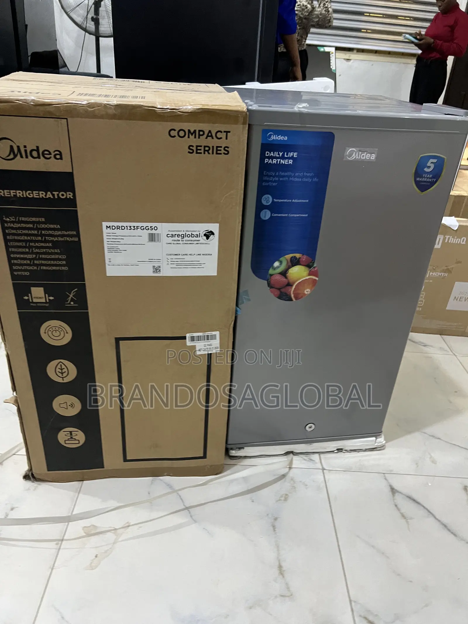 Brand New Midea 90l Single Door Fridge – Modern Design Look in Apapa ...