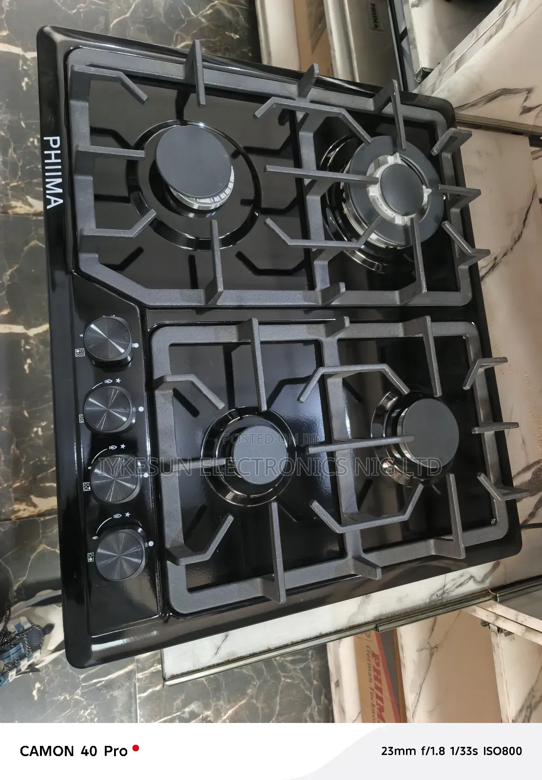 Original High Quality Phiima 60x60cm Built-in 4 Burners Gas Cooker Hob ...