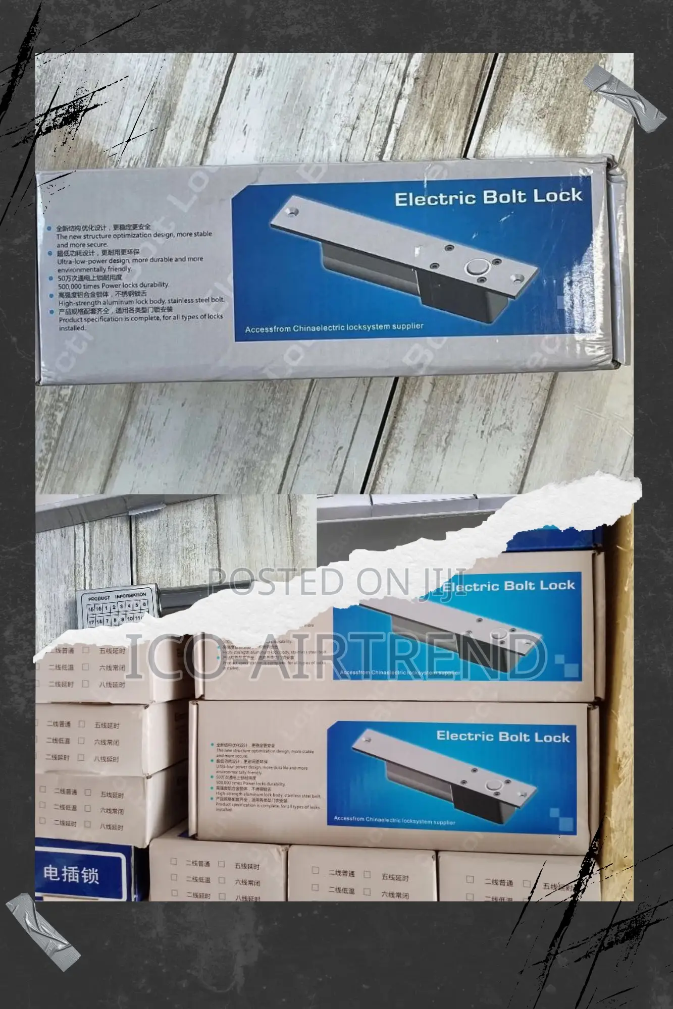 Dc12v Fail Safe Electric Bolt Lock Low Temperature Drop Bolt Lock for ...
