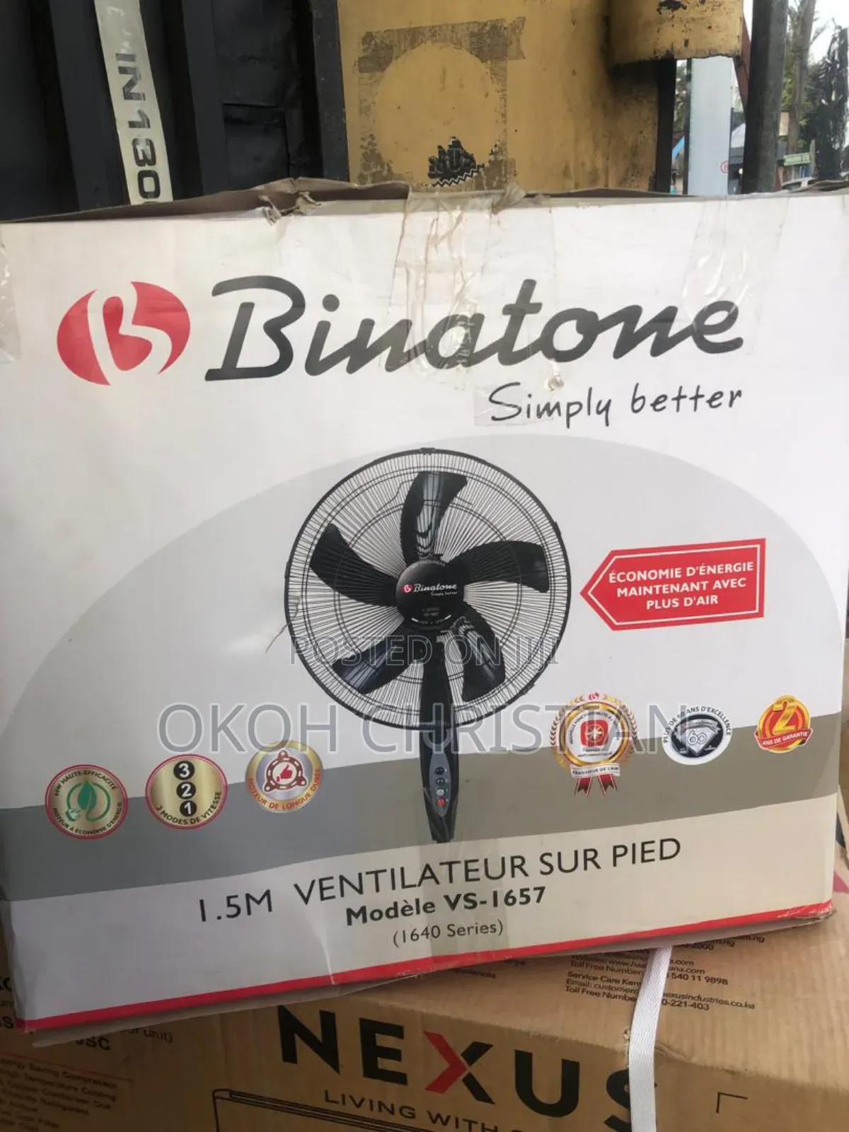 Binatone Standing Fan for sale - Okoh Christian Price: ₦ 70,000 on Jiji ...