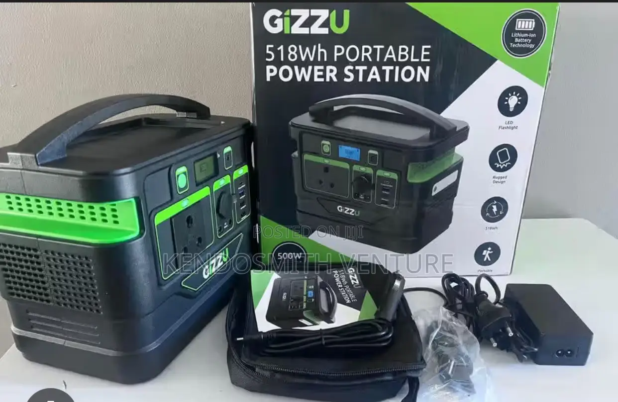 Gizzu 500 Watts 138,000mah Portable Power Station in Ikeja ...