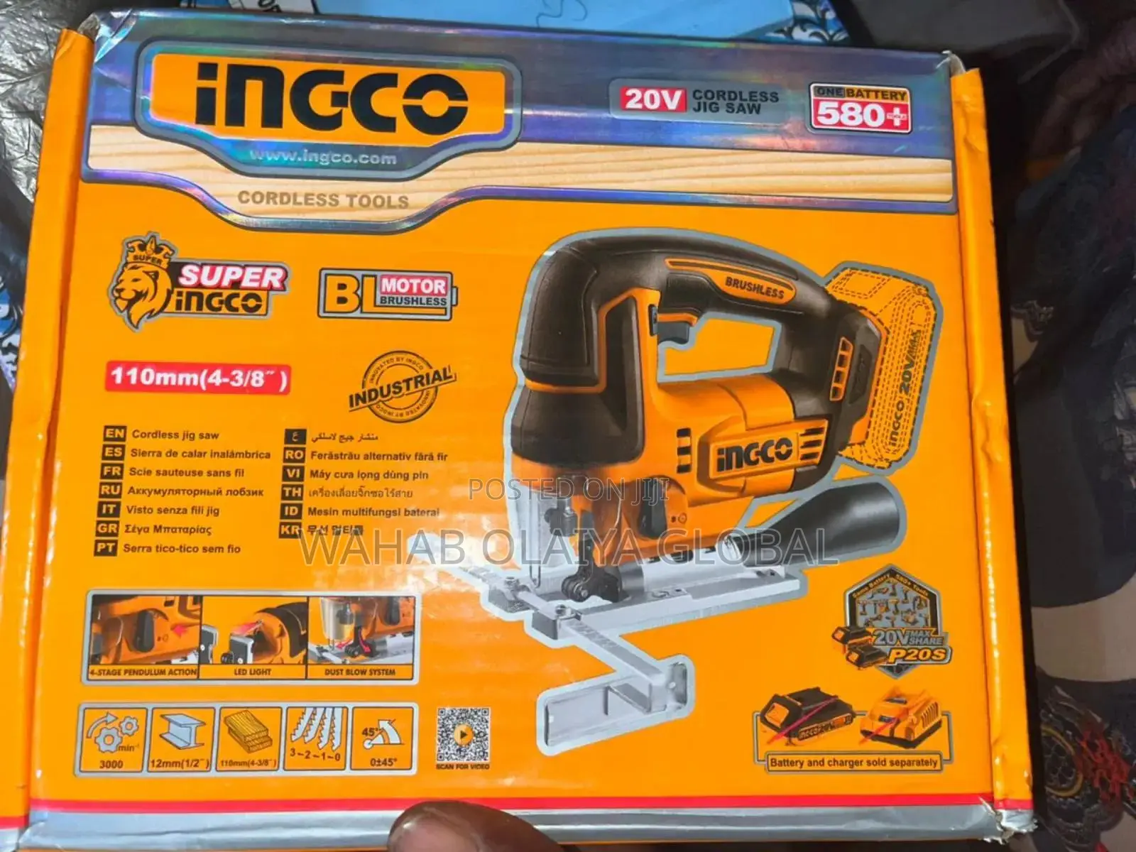 20v Cordless Jig Saw Machine – Precision Cutting Power Tool in Lagos ...