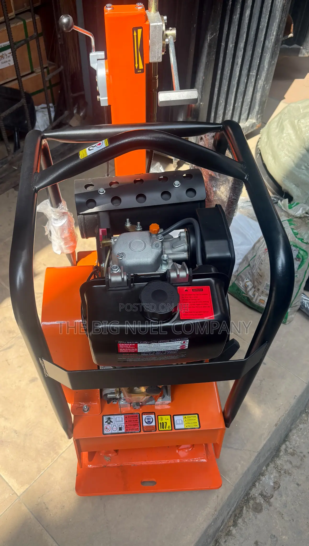 Strong C180 Diesel Engine Plate Compactor Machine Reversible in Lagos ...