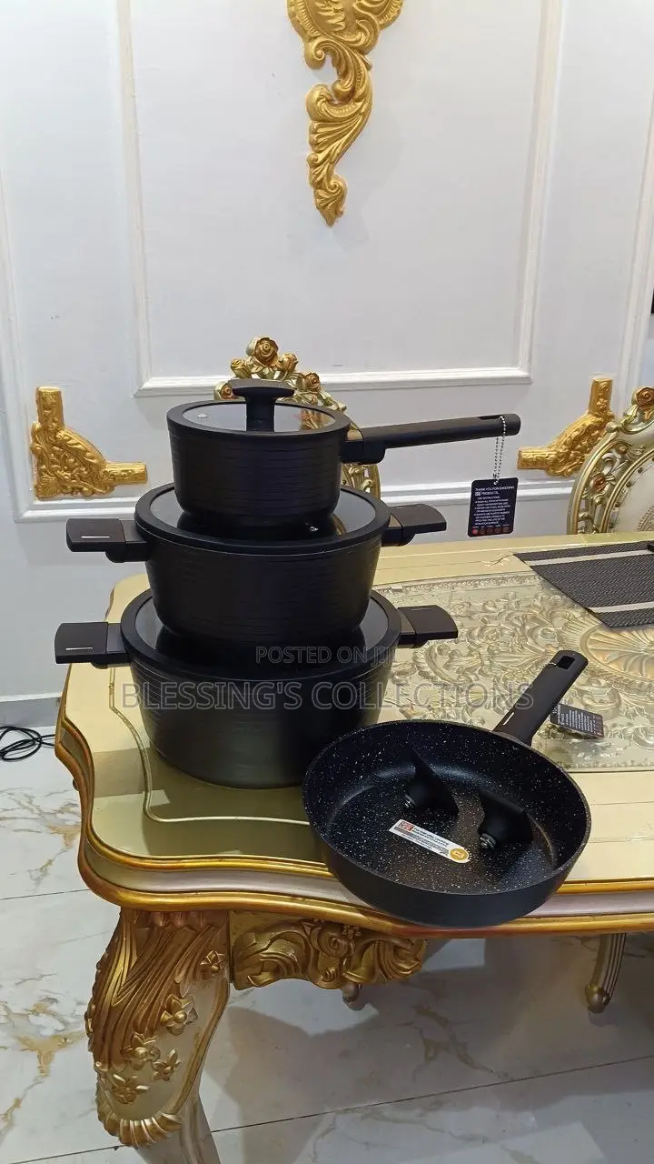 9 Pc's Ucc Life F0509 Granite Coating Pot(Non Stick) in Lagos Island ...